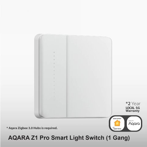 Aqara Smart Wall Switch Z1 Pro (White) | TANGS Singapore