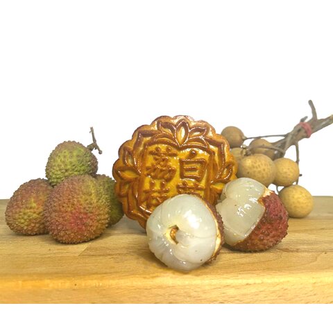 Fruity Lychee White Lotus with Longan Mooncake 4pcs | TANGS Singapore
