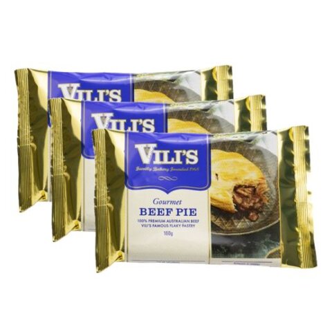 Vili'S Bakery Beef Pie, 160g (Bundle of 3) | TANGS Singapore
