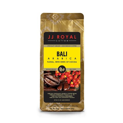 JJ ROYAL COFFEE BALI ARABICA BEAN COFFEE 200G | TANGS Singapore
