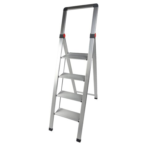 ULTRA SLIM 4 STEP STOOL HANDLE LADDER | TANGS Singapore