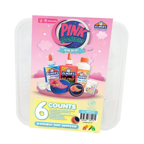 ELMER'S PINK MOONLIGHT SLIME DIY KIT | TANGS Singapore