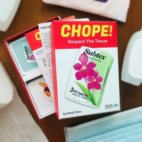 Chope! Respect The Tissue | TANGS Singapore