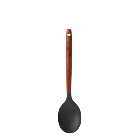 SCANPAN 31cm Spoon Silicone Carbonized Ash | TANGS Singapore