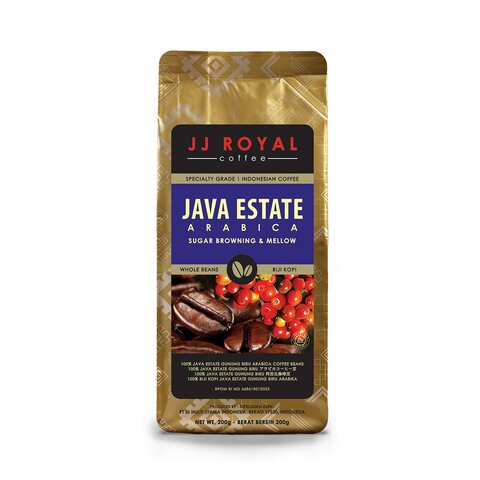 JJ ROYAL COFFEE JAVA ESTATE ARABICA BEAN COFFEE 200G | TANGS Singapore