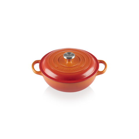 Signature Round Stew Pot 22 cm Flame | TANGS Singapore